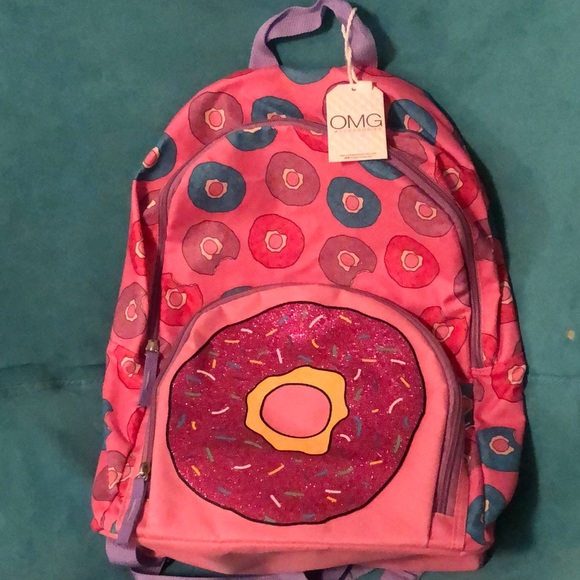 Omg Accessories | Accessories | Nwt Multicolored Donut Backpack And ...